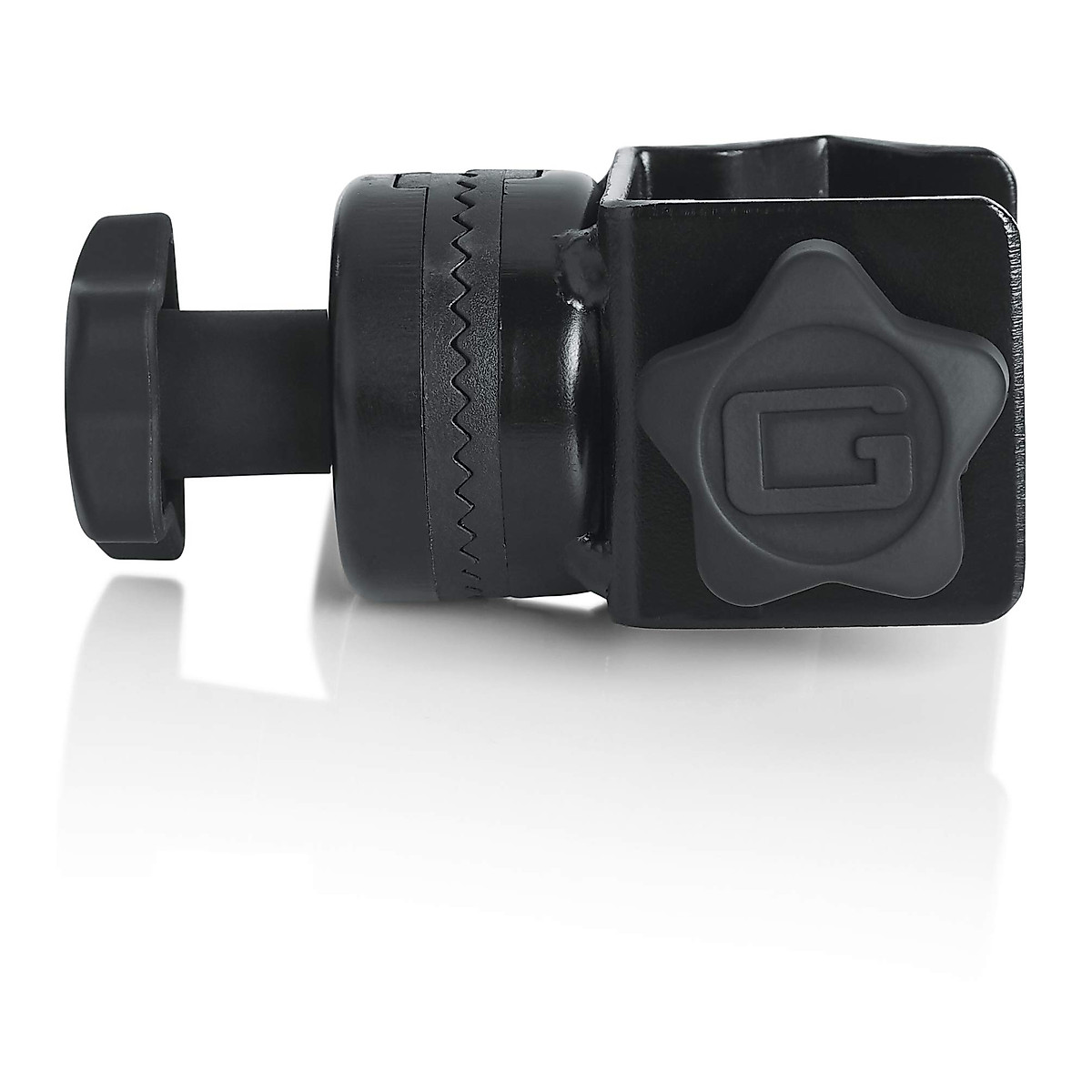 Gator Frameworks Adjustable Clamp-On Angled Mini Interlocking Design 9 Inch Boom Arm (GFW-MIC-CLMPBM9)