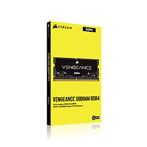 Corsair Vengeance Performance SODIMM Memory 16GB (2x8GB) DDR4 2933MHz CL19 Unbuffered for 8th Generation or Newer Intel Core™ i7, and AMD Ryzen 4000 Series notebooks
