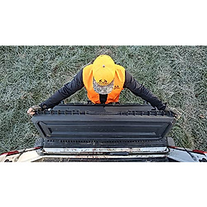 Plano All Weather 52” Rifle Gun Case with Wheels, Black with Pluck-to-Fit Foam, Watertight & Dust-Proof Shield Protection, TSA Airline Approved for Travel
