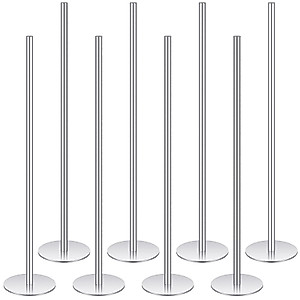 Cake Heating Rod 5.71 Inch Sliver Baking Nails for Baking Stainless Steel Heating Core for Cakes Baking Stick Supplies (8 Pcs)