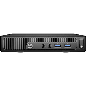 HP 260 G2 Mini Desktop PC: Intel Core i5-6200U, 500GB HDD, 4GB DDR4, WiFi + Bluetooth, 2.3 lbs, Windows 10 Professional - Black