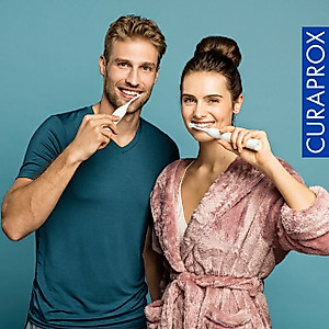 Curaprox Hydrosonic CHS 300 Power Duo Replacement Brush Heads, 2 Pieces - Curaprox Electric Toothbrush Heads/Replacement Toothbrush Heads - 2 Pack
