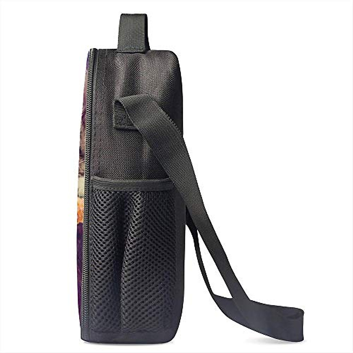 PrelerDIY Galaxy Cat Lunch Box - Insulated Meal Bag Pizza Lunch Bag Food Container for Boys Girls School Travel Picnic