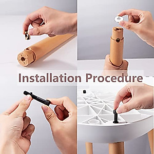 STARWAY Mid Century Modern Dining Chairs Set of 2, Retro Faux Velvet Accent Chair with Solid Wood Legs, Armless Side Chair Leisure Chair for Kitchen, Dining Room & Living Room (Gray)