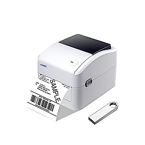 vretti Thermal Label Printer, 4x6 Thermal Shipping Label Printer for Shipping Packages and Small Business, 152mm/s Desktop Barcode Printer Machine for Amazon Ebay Etsy Shopify on Windows& Mac