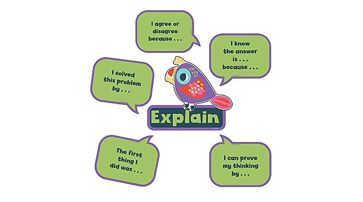 Engage Students with Math Talk Mini Bulletin Board Set