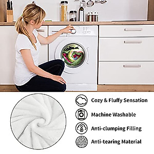 Mac-n Cheese Throw Blanket Flannel Fleece Air Conditioning Quilt Best Gift Lightweight Cozy Plush Blanket for Sofa Chair Bedroom L 80"x60" for Adults