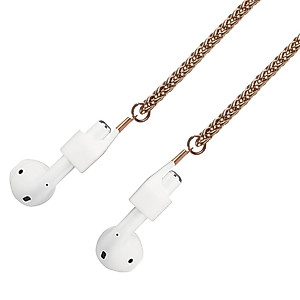 Guran Earphone Strap Magnetic Strong Cord Anti-Lost Sports String - Accessories for Airpods PRO 3 2 1 (Rose Gold)