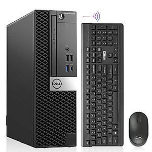 Dell OptiPlex 5070 Desktop Computers Windows 11 Pro,Hexa Core i5 9500 up to 4.4GHz,32GB DDR4, 1TB M.2 NVMe SSD,Intel Wireless Wi-Fi 6E AX210 & Bluetooth 5.2, HDMI Adapter (Renewed)