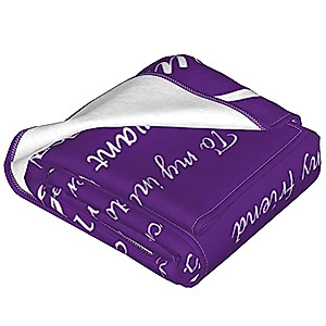 to My Cousin Throw Blanket Cousin Gifts for Women Birthday Gifts Blankets for Cousin Soft Warm for All Season 50"x60"