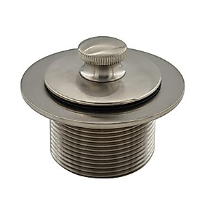 1-3/4 Inch Threaded Tub and Shower Drain Kit, Can be Used to Repalce Moen T90331BN, with Push-N-Lock Drain Assembly, Brushed Nickel