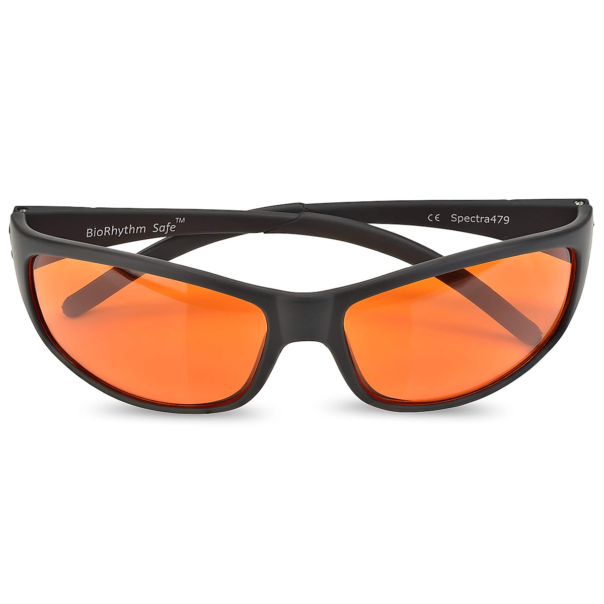 Blue Blocking Amber Glasses for Sleep 99.9 Percent Effective - Nighttime Eye Wear - Special Orange Tinted Glasses Help You Relax Your Eyes