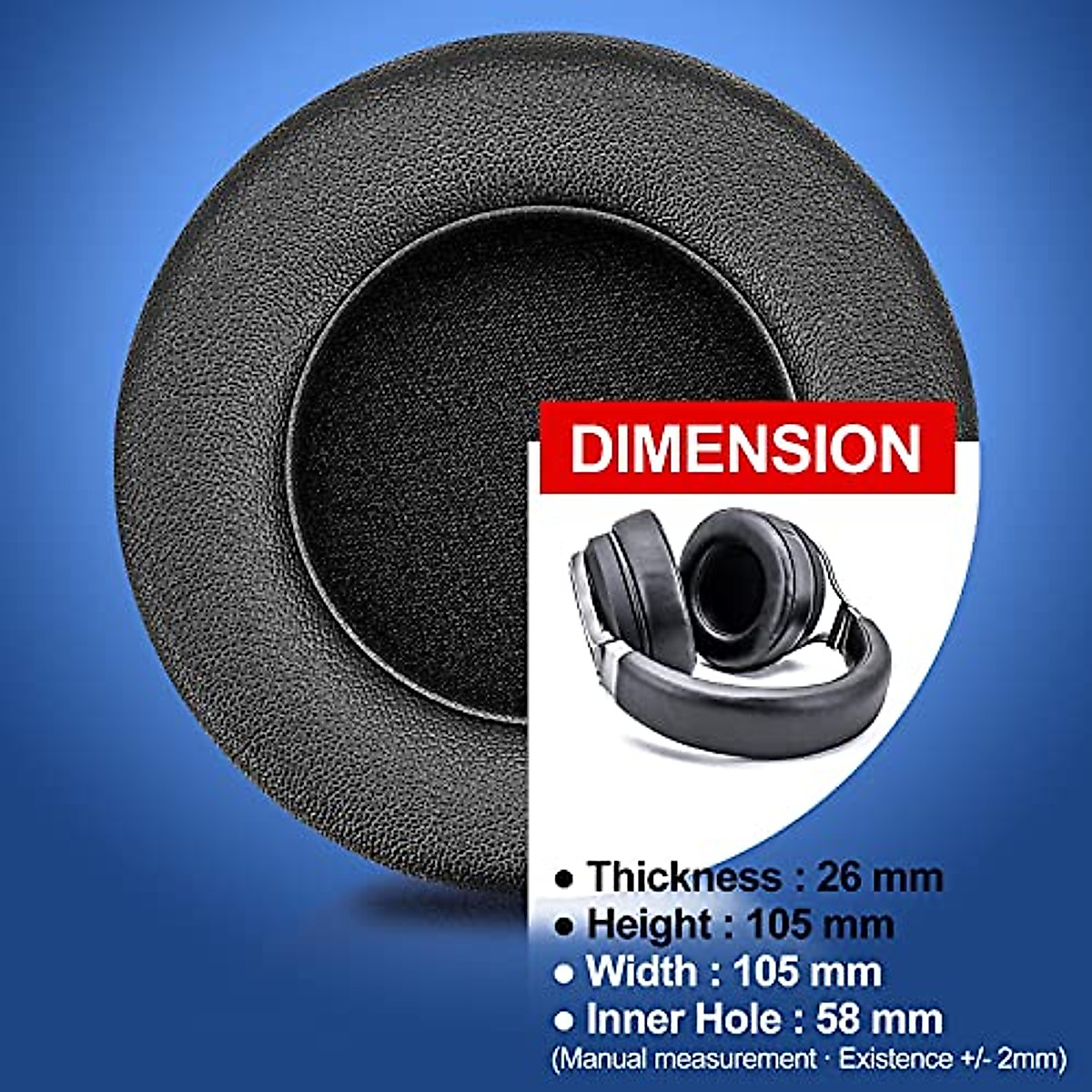 Virtuoso XT Ear Pads Replacement for Virtuoso RGB Wireless SE XT Headset, More - Softer Memory Foam, Added Thickness, Extra Durability (Black)