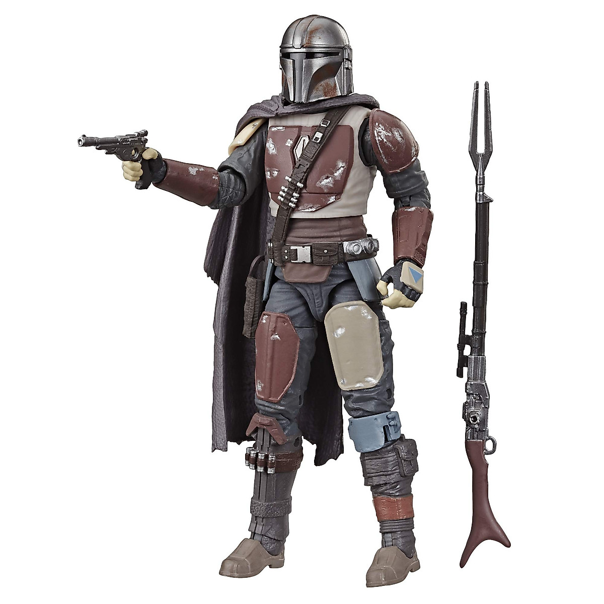 STAR WARS The Black Series The Mandalorian Toy 6" Scale Collectible Action Figure, Toys for Kids Ages 4 & Up