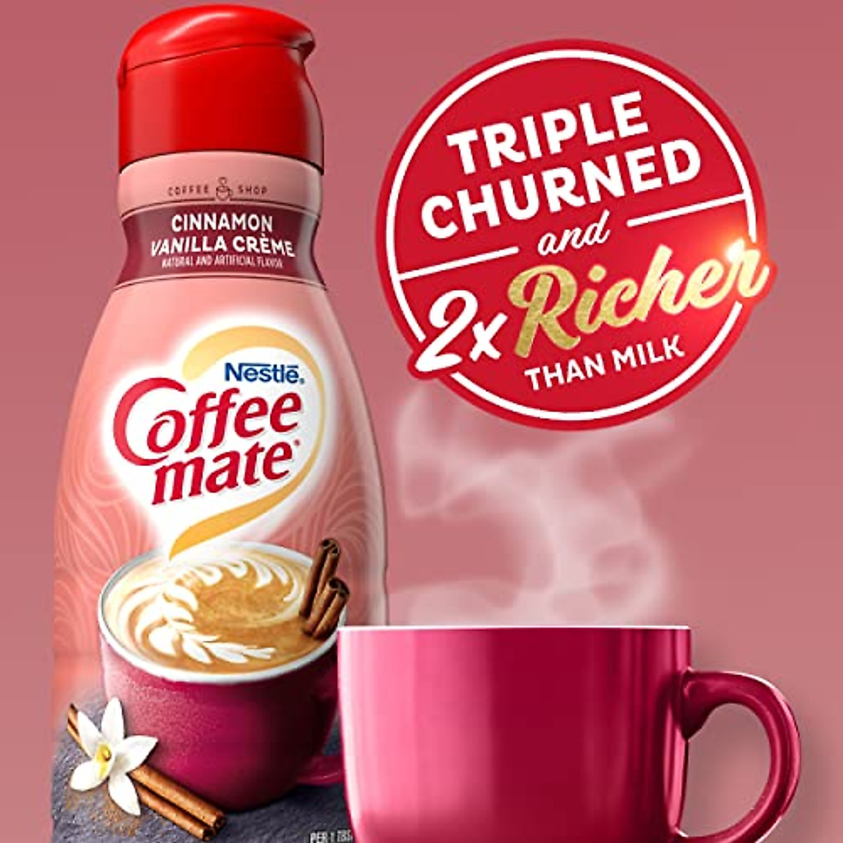 Nestle Coffee mate Cinnamon Vanilla Creme Liquid Coffee Creamer