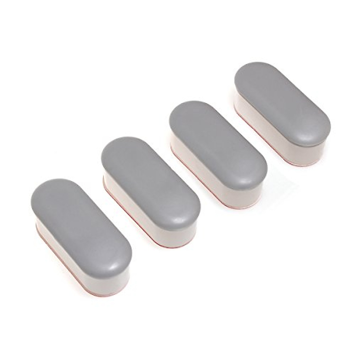 LUXE Bidet 4 piece Universal Toilet Seat Bumper Kit, comes with Strong Adhesive