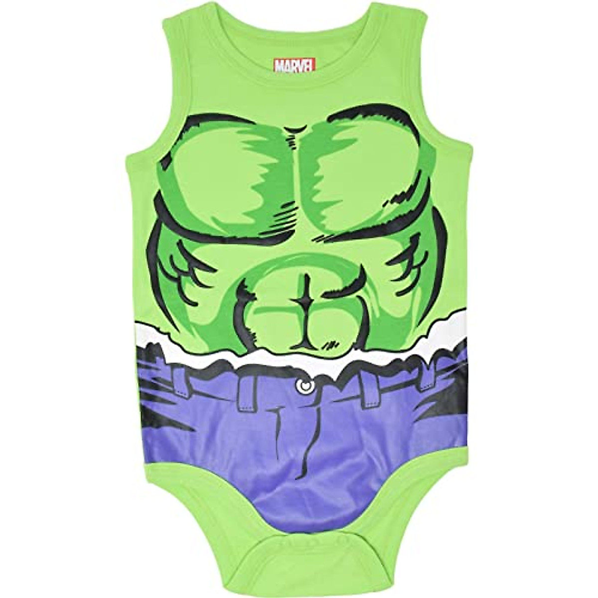 Marvel Avengers Captain America Iron Man Hulk Spider-Man Infant Baby Boys 5 Pack Bodysuits Multicolor 3-6 Months