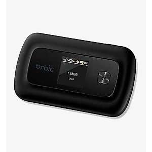 Orbic Verizon Speed Mobile Hotspot | 4G LTE |Connect up to 10 Wi-Fi Enabled Devices | Up to 12 hrs of Usage time |Up to 5 Days of Stand-by time | Great for Remote Workers