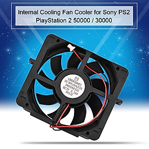 Bindpo Internal Cooling Fan for PS2,Replacement Internal Cooling Fan Repair Part for Sony PS2 50000/30000
