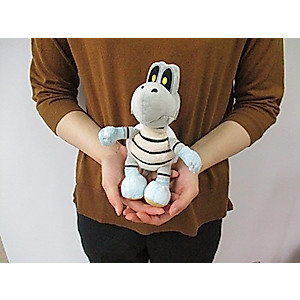 Sanei Super Mario All Star Collection AC38 Dry Bones Stuffed Plush, 8"
