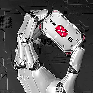 Qiopertar True Wireless Bluetooth Headset 5.3 Two-in-Ear High Sound Quality Noise Reduction Mechanical Technology No Delay Cool Sports Headset (Black)