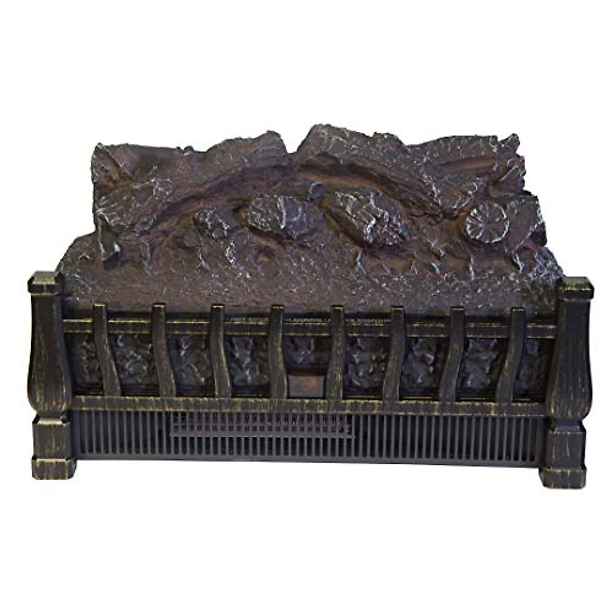 Comfort Glow ELCG251 Electric Log Heater Insert with Flame Projection 5,120 BTUs , Black