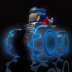 Transformers Optimus Prime Monster Treads – Monster Trucks with Light Up Wheels – Transformers Toy – Girls and Boys Ages 3 Years and Up