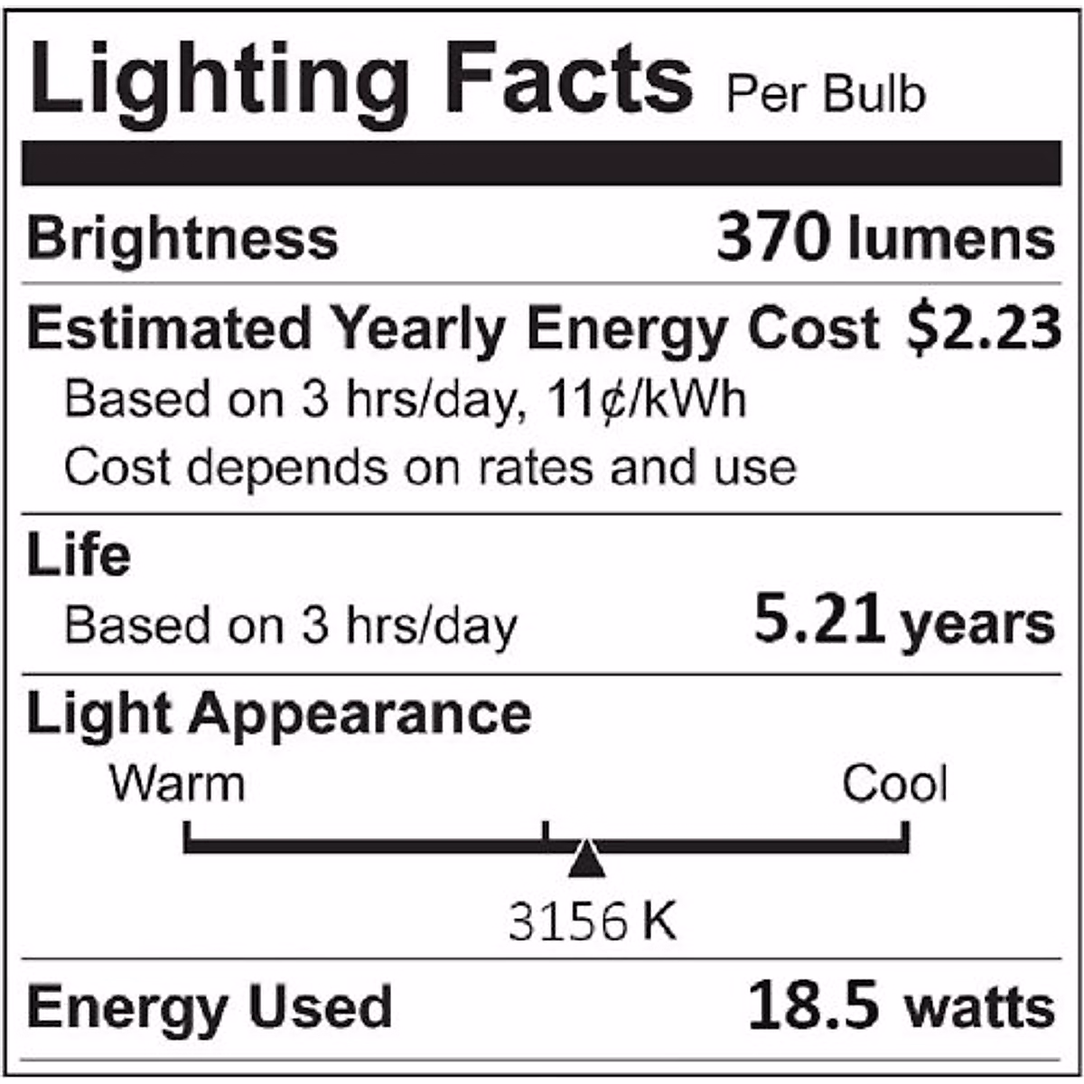 Kichler 15599CLR Accessory Bulb 3155 18.5W, Clear
