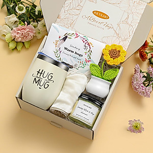 Sympathy Gifts Baskets, Get Well Soon Gifts Baskets For Women after Surgery, Care Package for Grieving Friend, Bff Mom Sister, Miscarriage Gifts for Mothers