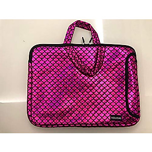 17.3-Inch Laptop Shoulder Carrying Bag Case Sleeve For 17" 17.3 inch HP DELL (Purple)