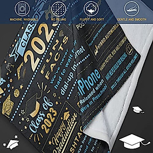 Shanfeirui Graduation Gifts, Graduation Gifts for Her, Graduation Gifts for Him, Graduation 2023, 2023 Graduation Blanket, 2023 Graduation Gifts, Graduation Gift Throw Blankets 50" × 60"