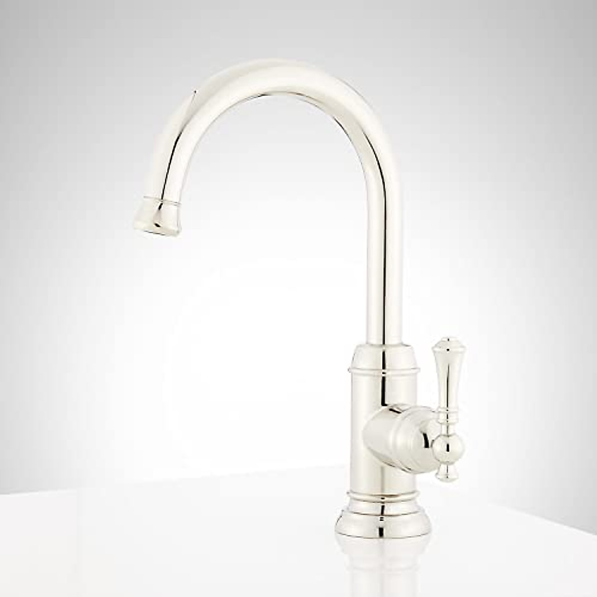 Signature Hardware 948522 Amberly 1.8 GPM Single Hole Bar Faucet