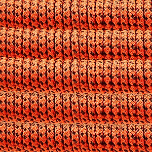 armen LIVING LCSTBABLTNG30 Shasta Outdoor Metal and Tangerine Rope Stackable Barstool, 30" Bar Height Set of 2