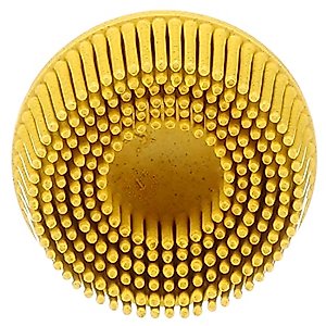 Cubitron Scotch-Brite Roloc Bristle Disc 07525, 2 in x 5/8 Tapered MED