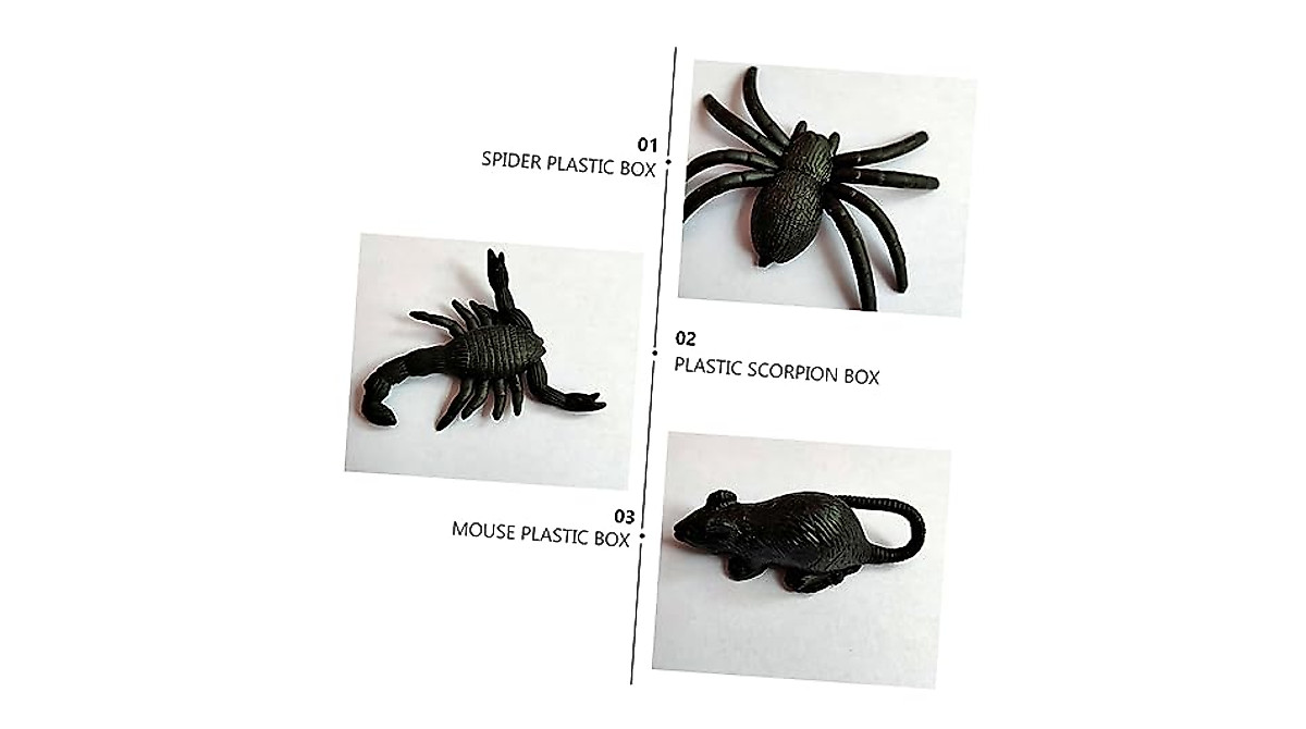 ibasenice 9 pcs Teenager Party Novelty for Joke Scorpion Spiders Spider ...