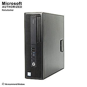 HP ProDesk 600 G2 Small Form Factor PC, Intel Core Quad i5 6500 up to 3.6 GHz, 16GB DDR4, 1TB SSD, WiFi, BT 4.0, VGA, DP, Win 10 Pro 64-Multi-Language Support English/Spanish/French(Renewed)