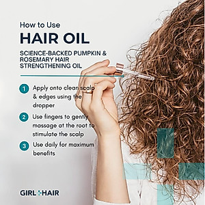 G+H Strengthening Oil | Promotes Thicker, Fuller Hair & Healthy Scalp | With Pumpkin & Rosemary for Healthy Hair | For All Hair Types (2 fl oz)