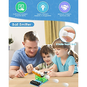 6 Set STEM Kits, DC Motor Electronic Robotic for Kids Age 8-12, STEM Projects, DIY Science Experiments Circuit Building Kits, Electric Robot Toy, Gift for 8 9 10 11 12 Year Old Boys and Girls