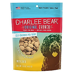 Charlee Bear Dog Treats with Liver (4 Pack) 16 oz Each