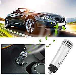 Mini Car Air Purifier, Professional Air Cleaner Negative Lon Purifier with Fast Air Purifer and Powerful Motor for Vehicle, Office, Househeld, Travel