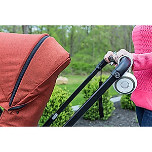 Project Nursery Portable Sound Soother for Baby, White Noise Sound Machine and Sleep Soother with 4 Natural Sounds and 2 Lullabies, Sleep Timer, Volume Control and Flexible Clip, White