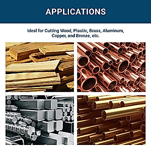 Benchmark Abrasives 7-1/4" TCT Saw Blade with 5/8" Arbor, Circular Saw Blades for Cutting Plastic Aluminum Non-Ferrous Metals Fiberglass, Smooth Cutting ‎(7-1/4" - 80 Teeth)