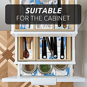 FIFTY FEET 16X120 Inch Shelf Liner for Kitchen Cabinets, PVC Drawer Liner for Dresser Non-Slip Bathroom, Non-Adhesive Cabinet Liner Washable (Dolphin)(1 Roll)