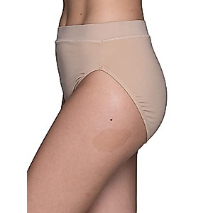 Vanity Fair womens Beyond Comfort Seamless Waist Panties Briefs, Hi Cut - Neutral, 7 US