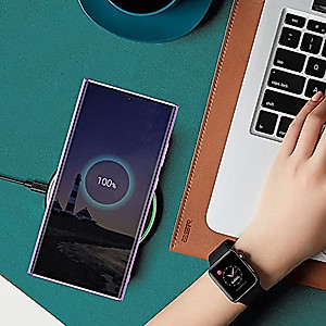 GUAGUA Compatible with Samsung Galaxy S23 Ultra Case 6.8 Inch Glow in The Dark Noctilucent Luminous Space Nebula Slim Fit Cover Protective Anti Scratch Case for Samsung S23 Ultra 5G, Blue Nebula