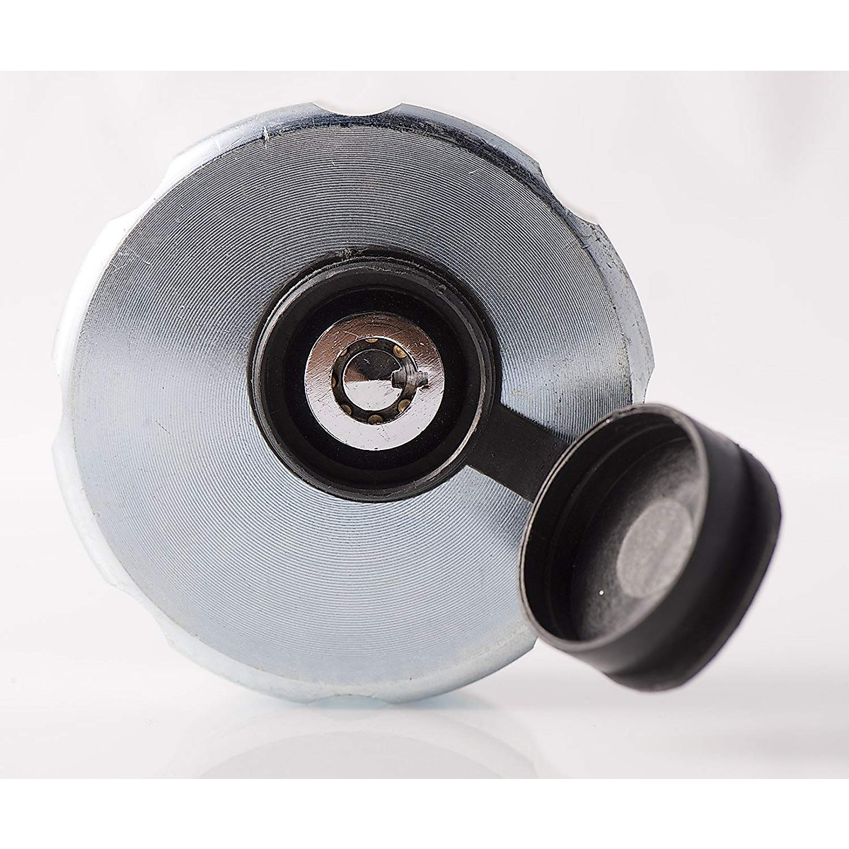 Flow Security Systems | Locking Filler Cap with Male Adapter | Designed to Secure Stationary Storage Tanks | Breathable Cap | Free Spinning Locking Design | 2” NPT Cap | FSS 720
