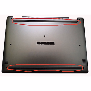 YCLM Replacement Rubber Feet Strips Compatible with Dell Inspiron 5368 5378 7368 7460 7569 13-5000 13-7000 with 2pcs/Set