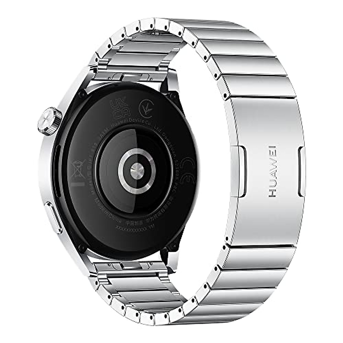 HUAWEI Watch GT 3 (46mm) GPS + Bluetooth Smartwatch (Elite Steel) - International Version, (OB02819)