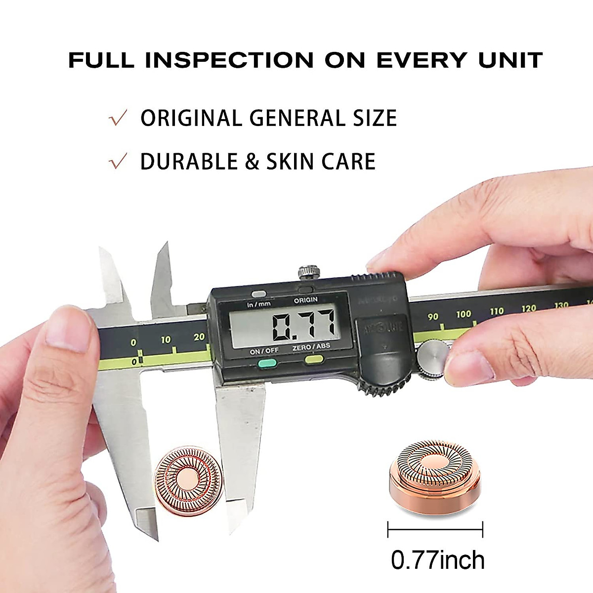 Generation 2 Replacement Heads for Flawless Facial Hair Remover, Replacement Blades for Old Finishing Touch Flawless Hair Removal