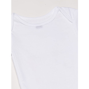 Gerber Baby 5-Pack Solid Onesies Bodysuits, White, 3T